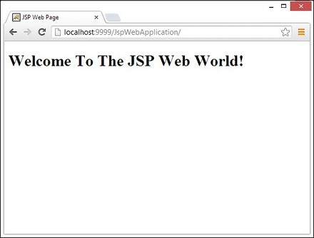 JSP Tutorials-JSP in Netbean