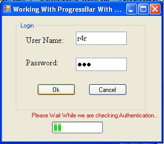 ProgressBar and Timer Control using C#